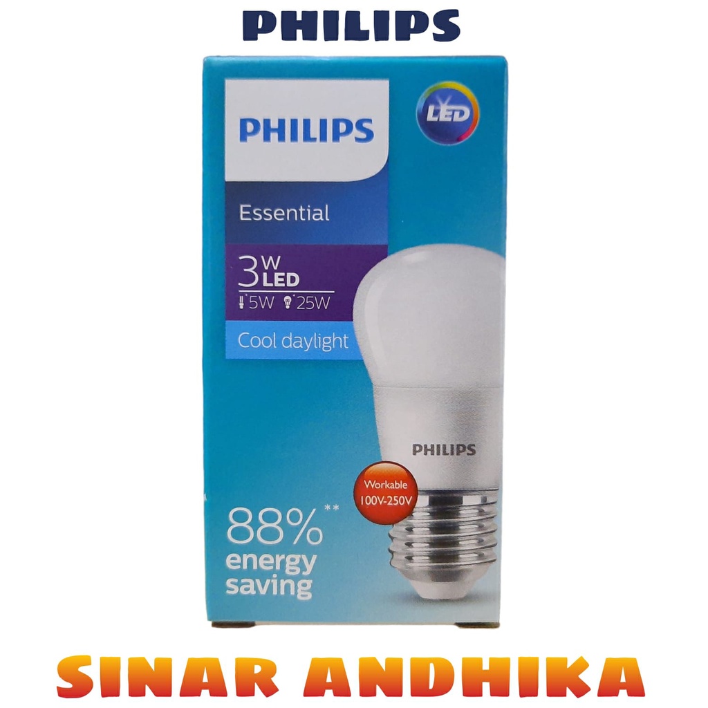 Jual LAMPU PHILIPS LED ESSENTIAL | Shopee Indonesia