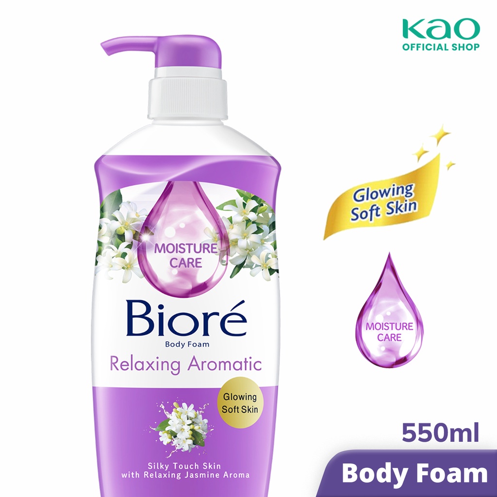 Jual Biore Body Foam Relaxing Aromatic / Pure Mild Sabun Mandi Cair ...