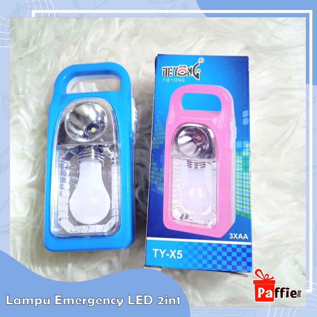 Jual Lampu Emergency LED 2in1 Senter Darurat 2 in 1 Portable Camping ...