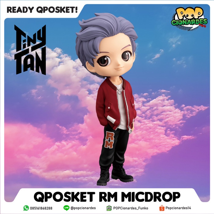 Jual Banpresto BTS Tiny Tan Mic Drop - Qposket RM Mic Drop Ver. A - 18651 | Shopee Indonesia