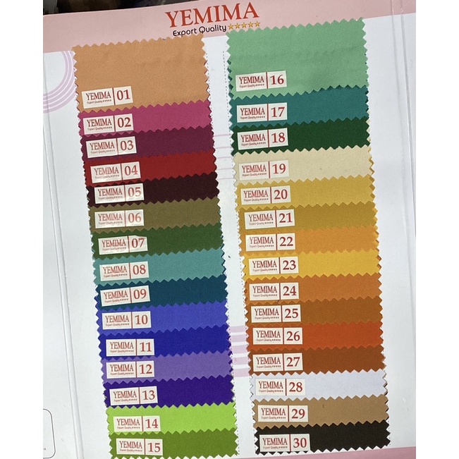 Jual Bahan Polyester Yemima Bahan Baju Kemeja Kerja Celana | Shopee ...