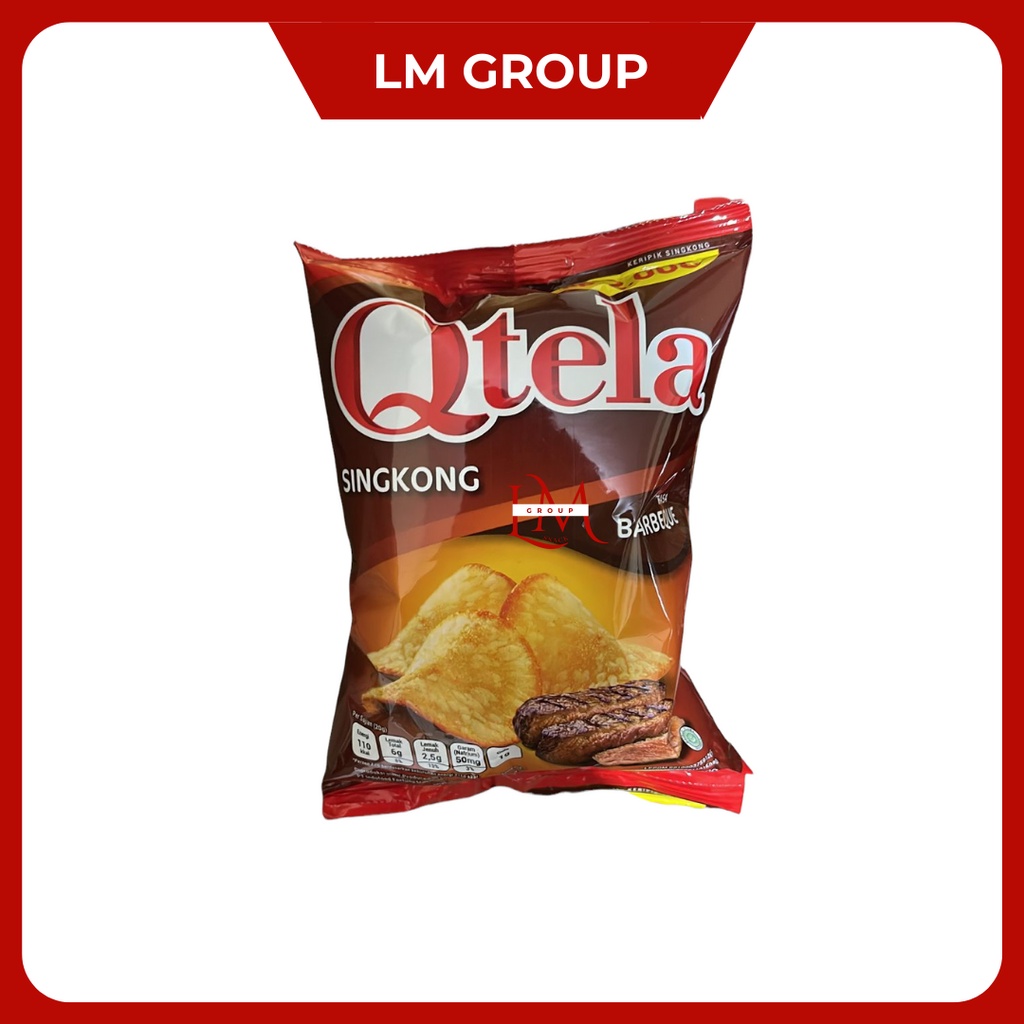 Jual Qtela Keripik Singkong Rasa Barberque 1 Renceng Isi 10 pcs @30gr ...