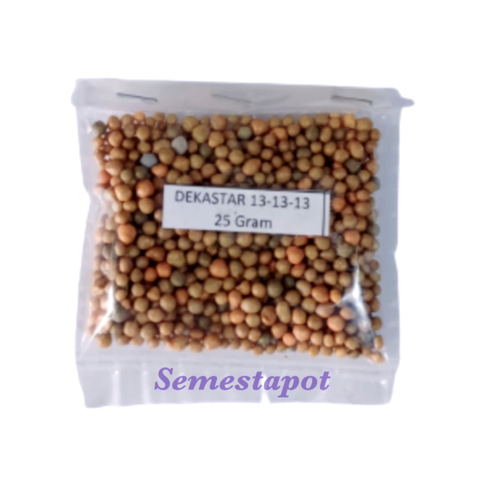 Jual Pupuk Tanaman Dekastar 13-13-13 Seimbang 25 gram Repack | Shopee ...