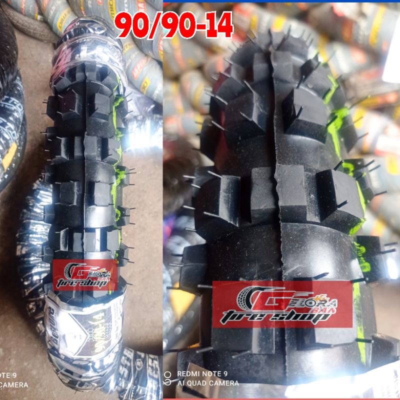 Jual ban motor metic cros cangkul 90/90-14 ban cros ban metic ban r14 ...