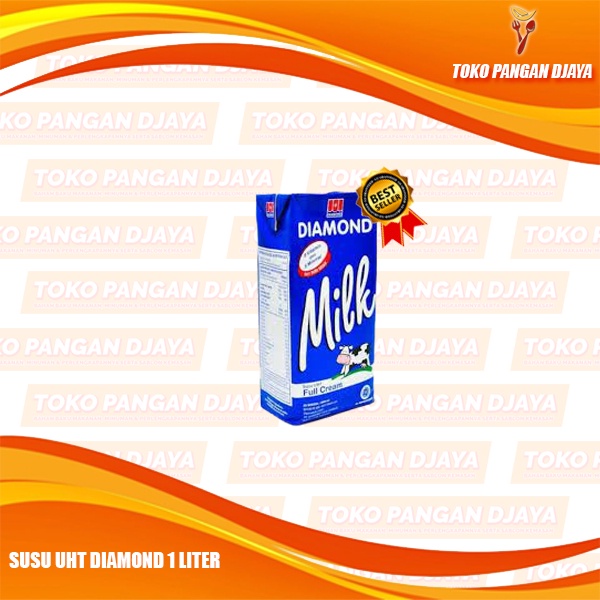 Jual SUSU UHT DIAMOND FULL CREAM 1 LITER | Shopee Indonesia