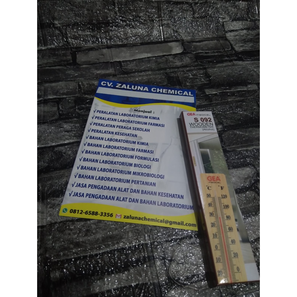 Jual Termometer Ruangan / Wooden Thermometer / Suhu ruangan kayu Merk ...
