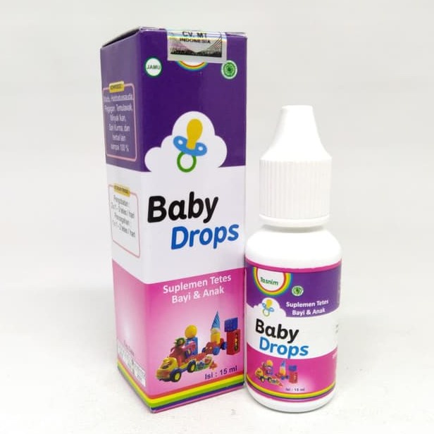 Jual Baby Drops / suplemen Kesehatan Bayi & Anak / Tasnim Baby Drops ...