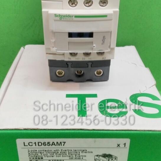Jual SCHNEIDER KONTAKTOR CONTACTOR LC1D65A 3P 65A Amper 30kW SCHNEIDER ...