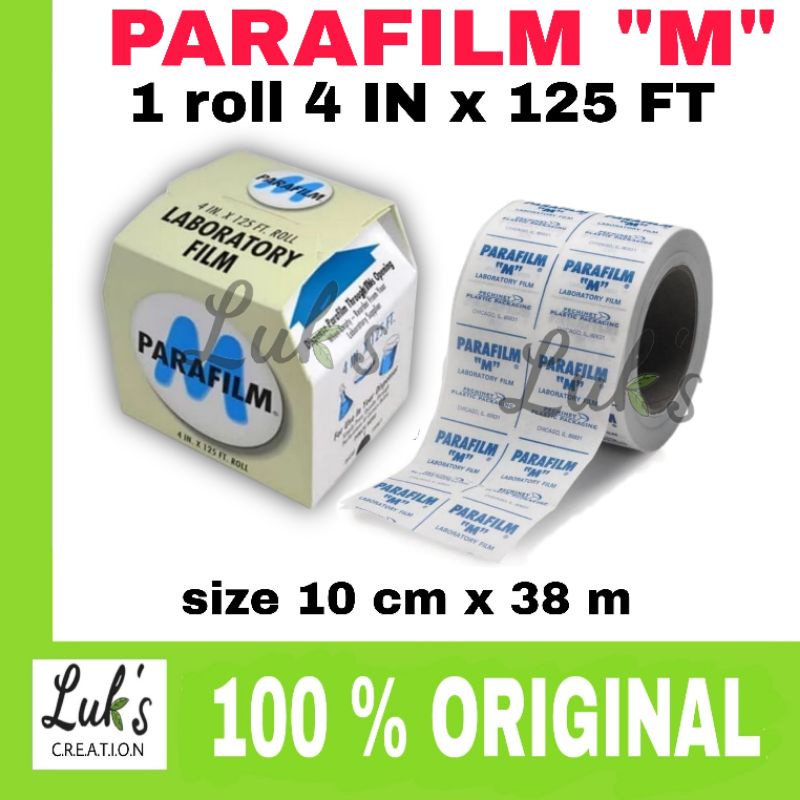 Jual PARAFILM M 1 ROLL 4 IN x 125 FT grafting tape sealing laboratory ...