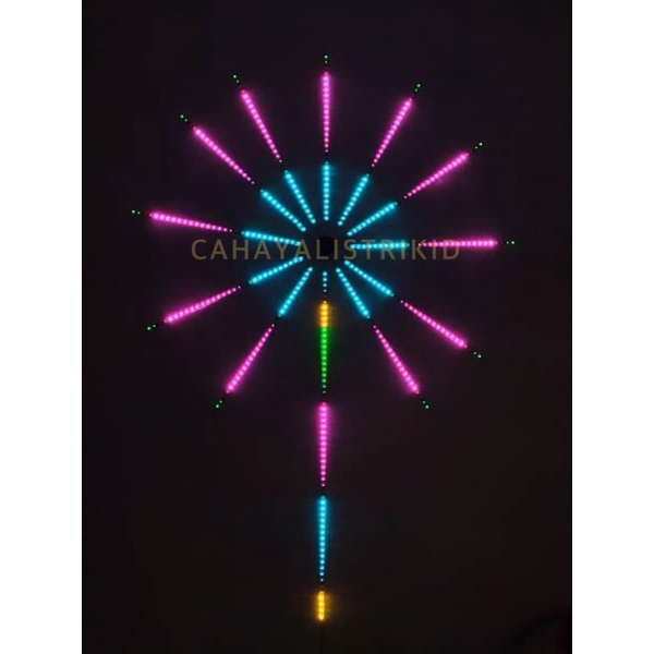 Jual ROCKWARE FIREWORK LED MAGIC COLOR LAMP - LAMPU LED MODEL KEMBANG ...