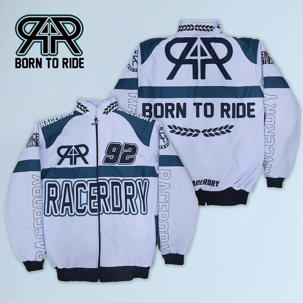 Jual Nascar Jacket Racing Vintage Hitam Putih Premium Original Jaket ...