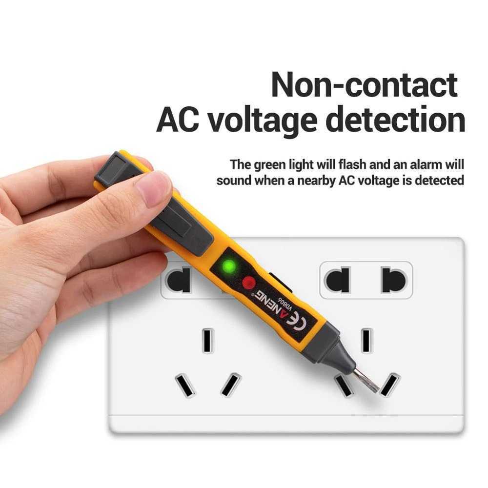 Jual Alat Cek Arus Listrik Pen Tespen Detector Alert Detector 12V-1000V ...