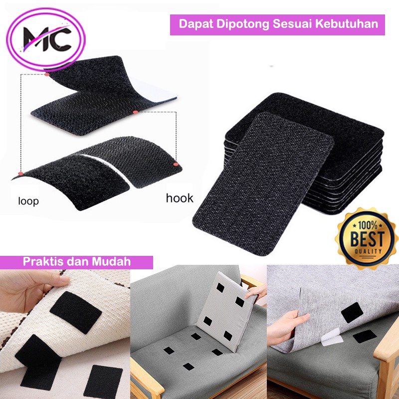 Jual Double Tape Super Kuat Velcro Tape Velcro Perekat Kotak Bulat ...