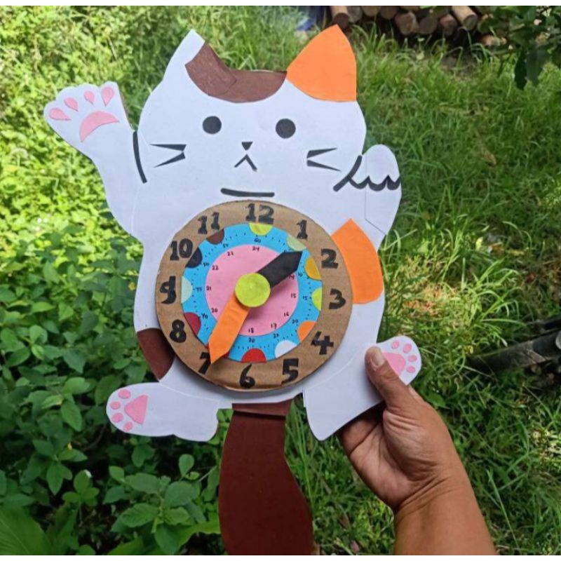 Jual prakarya kardus bingkai kardus laci mini kardus jam dinding kardus ...