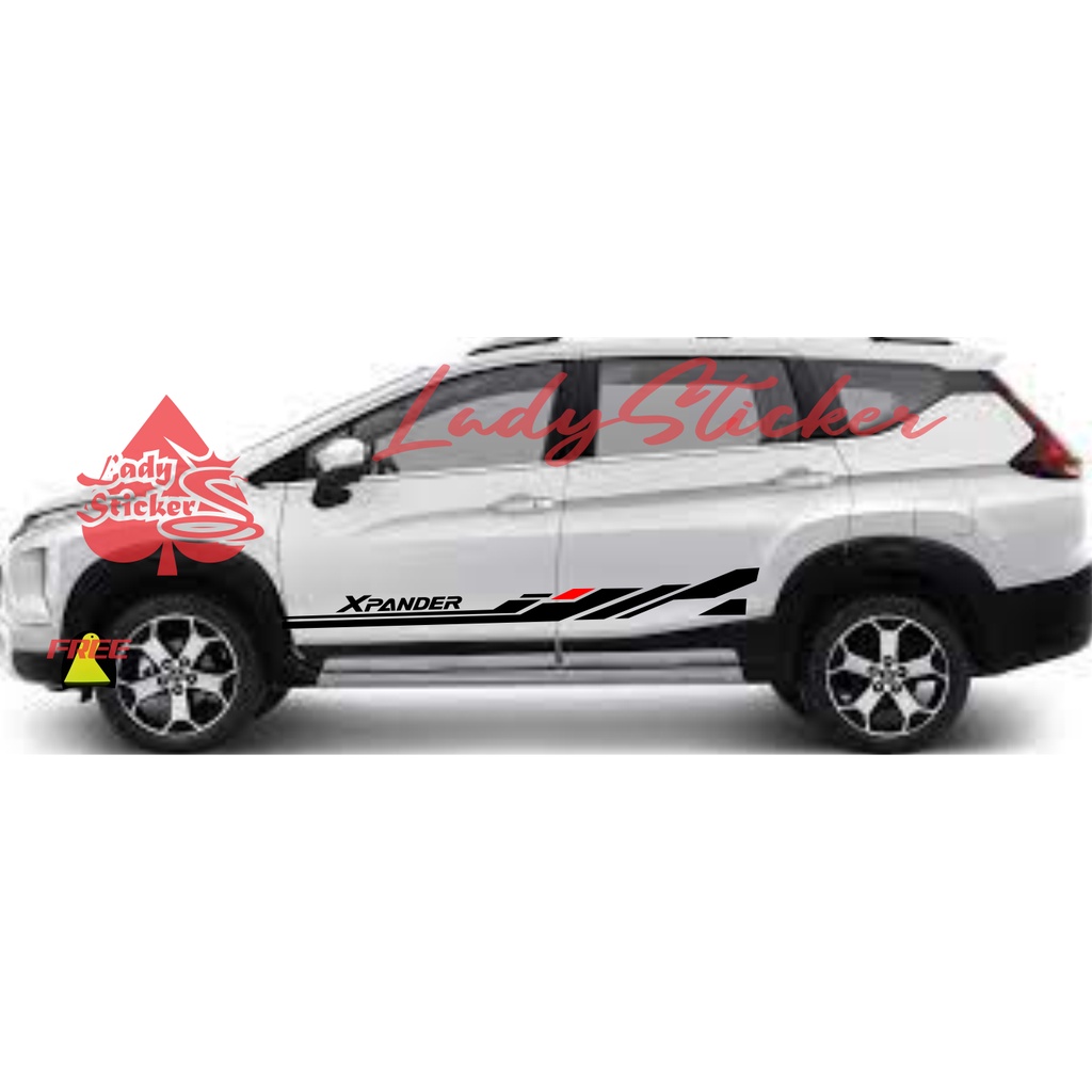 Jual striping sticker mobil Xpander cuttinggsticker mobil mitsubishi ...
