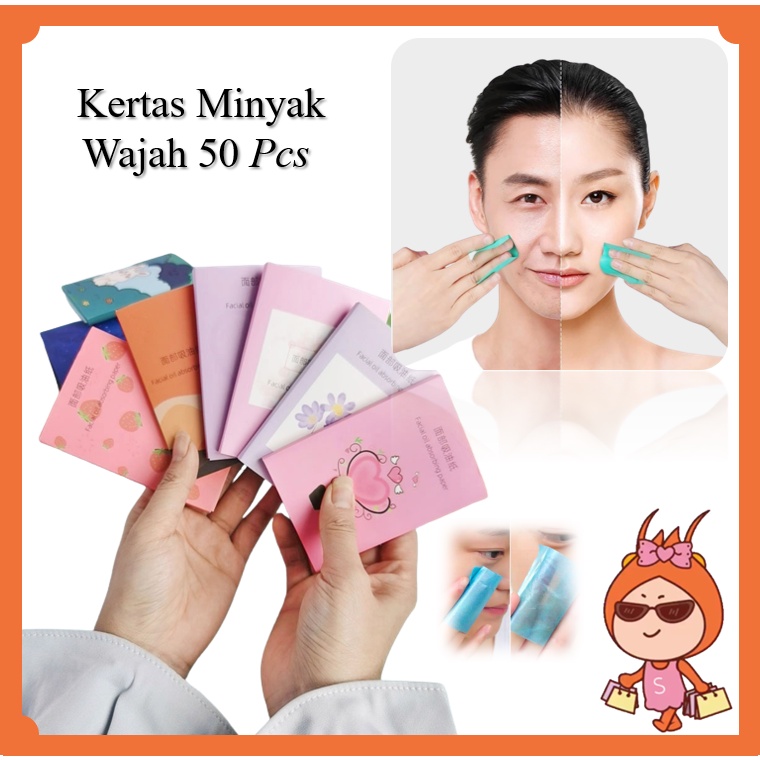 Jual Reseller Welcome - 5510 Kertas Minyak Wajah 50 Pcs / Kertas Linen ...
