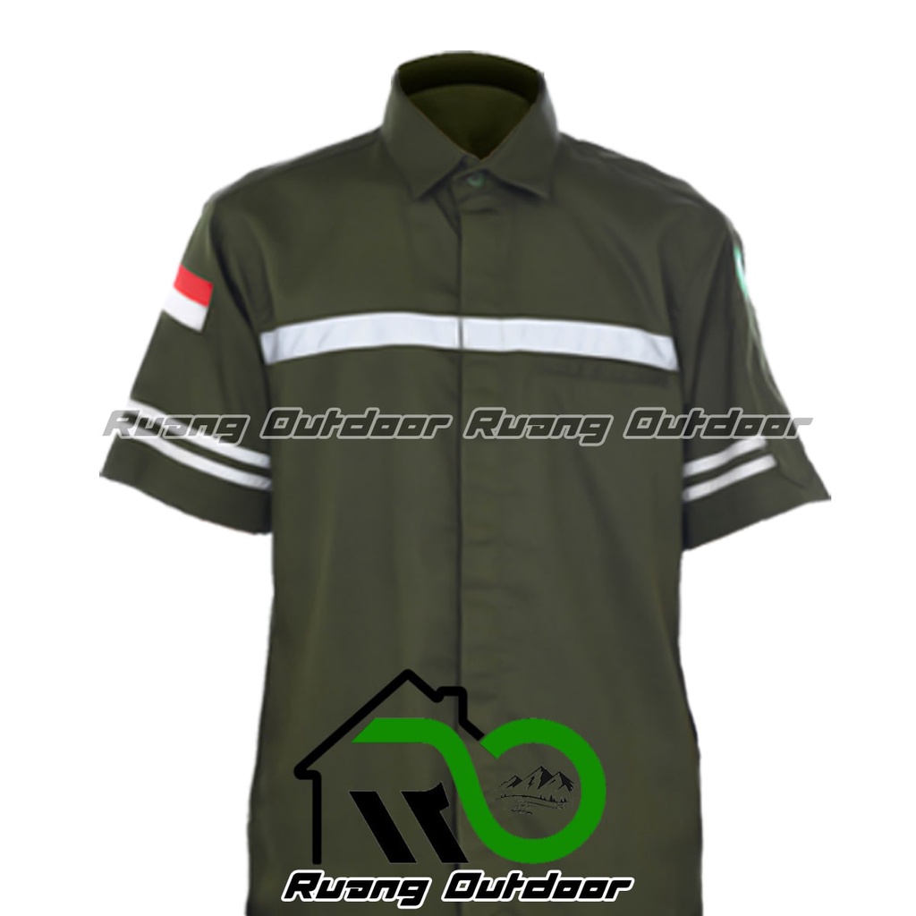 Jual ATASAN WEARPACK BAJU KEMEJA SAFETY K3 OUTDOOR PREMIUM LENGAN ...