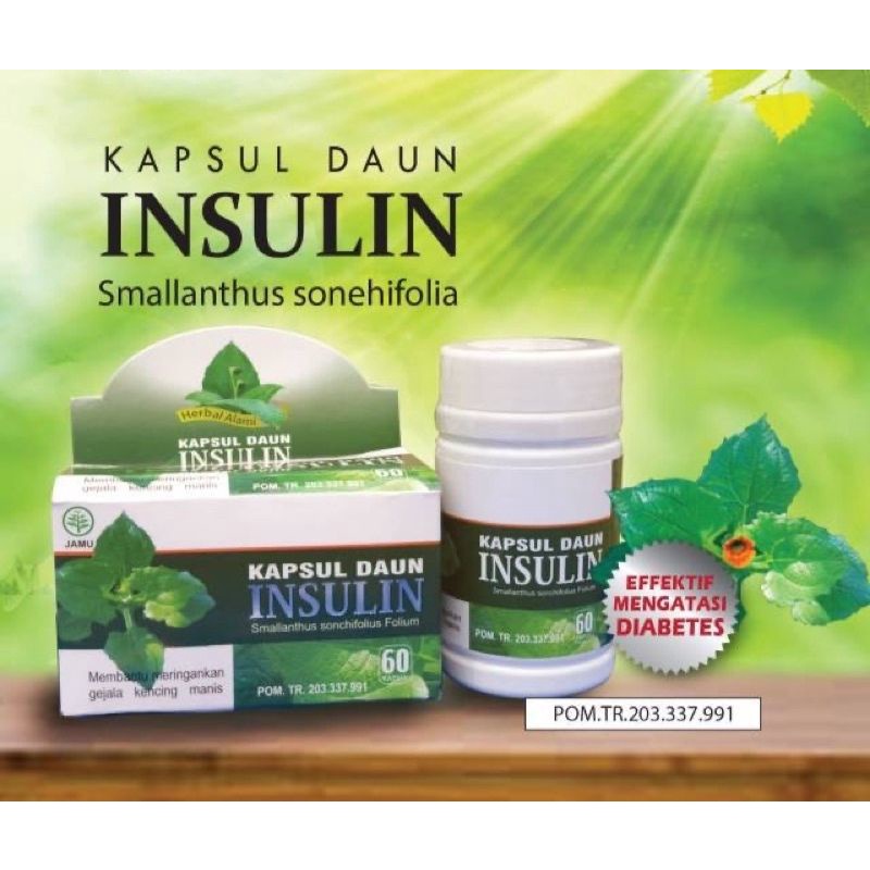 Jual KAPSUL DAUN INSULIN/ KAPSUL INSULIN (bisa COD) | Shopee Indonesia
