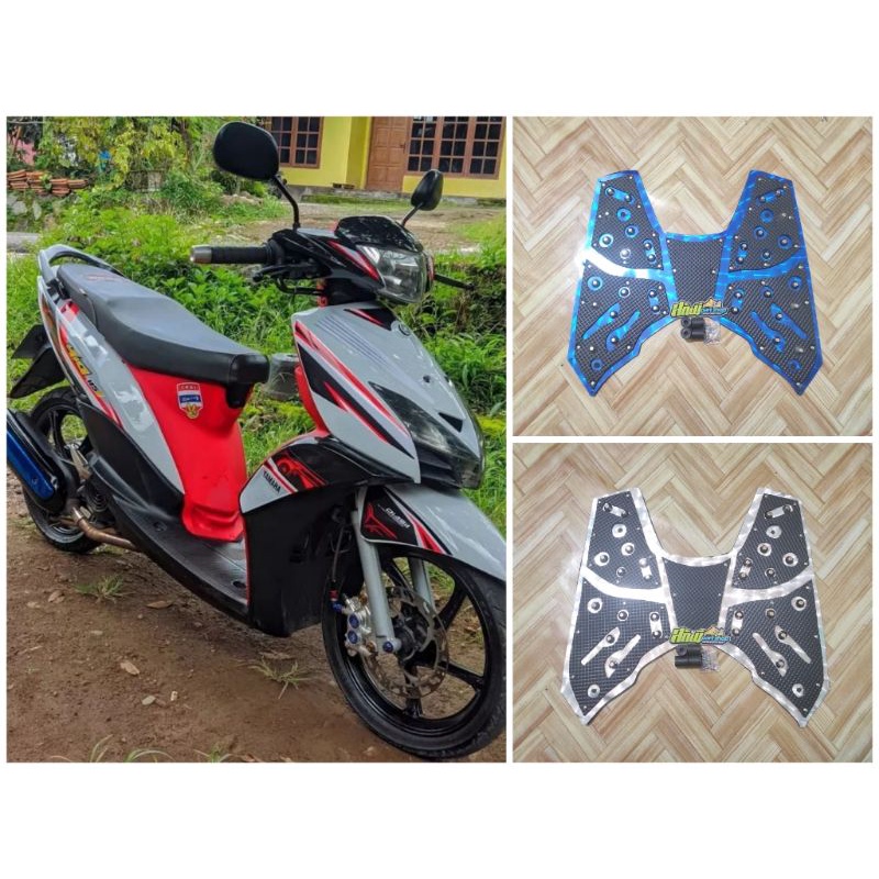 Jual Bordes yamaha mio j almunium plat lantai pijakan almu karpet 115j ...