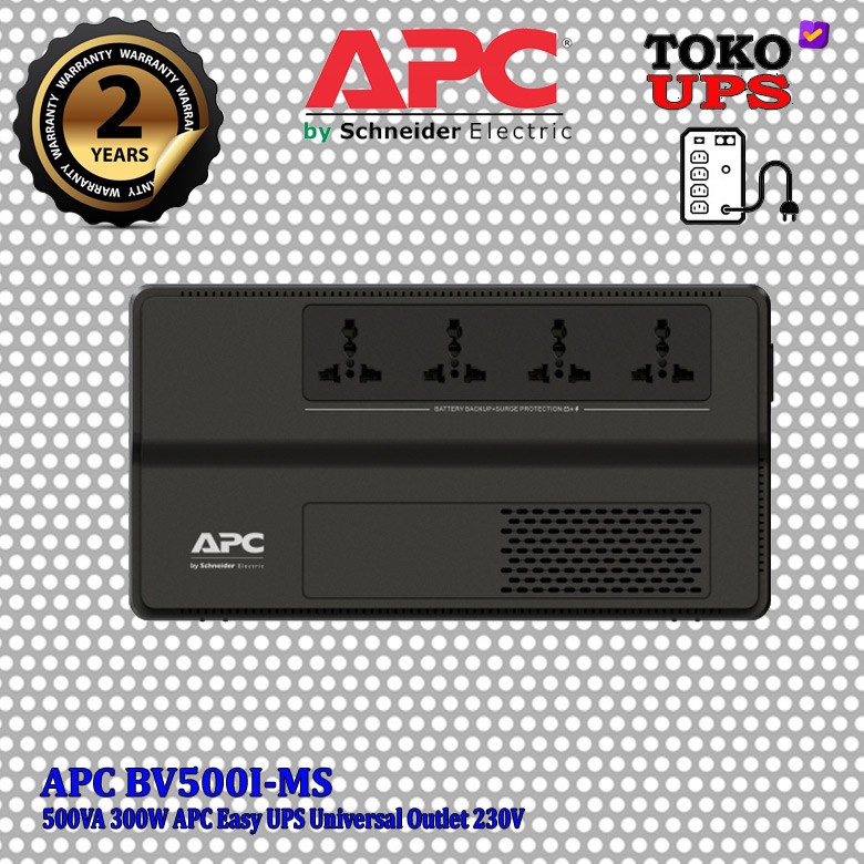 Jual APC BV500I-MS BV500IMS BV500I BV500 UPS 500VA 300W | Shopee Indonesia