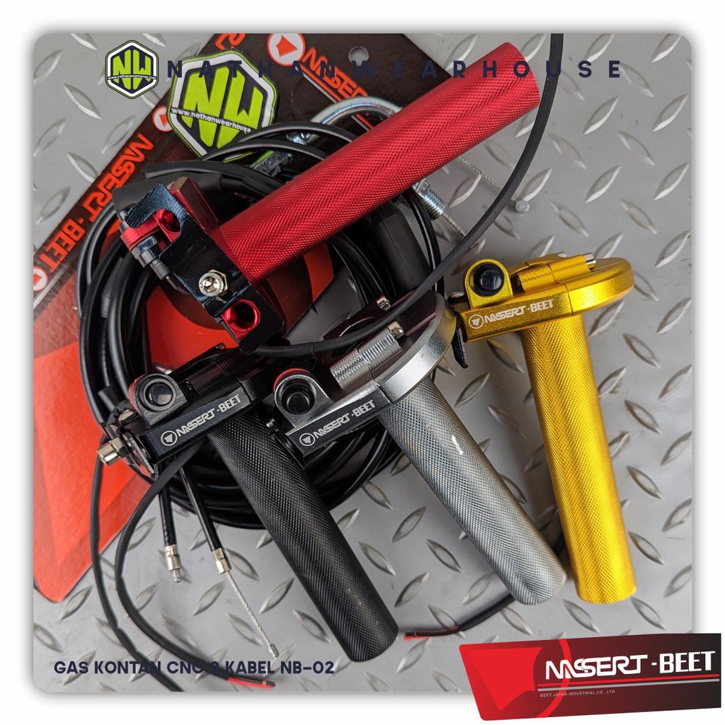 Jual Gas Spontan Kontan Full CNC 2 Kabel Racing Universal Nassert Beet ...