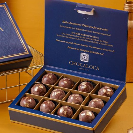 Jual Chocoballs Gold Choco Bola Cokelat by Chocaloca | Shopee Indonesia