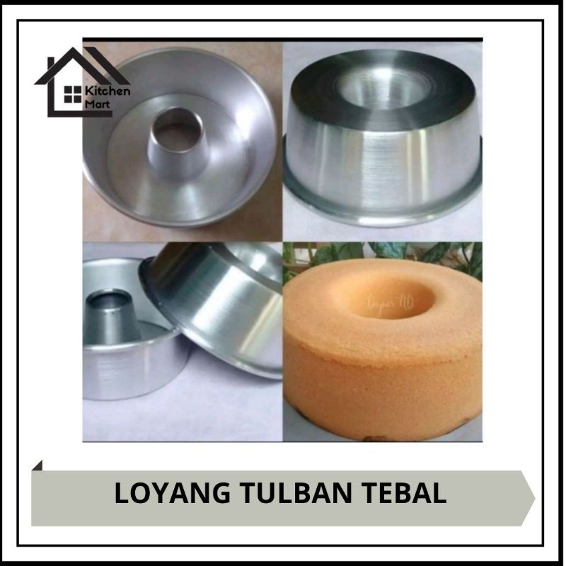 Jual Loyang Tulban Loyang Bolu Cake Pan Tebal 18,20,22,24,26 Cm ...