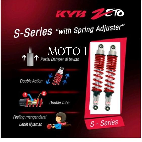 Jual SHOCKBREAKER KYB-ZETO/ZT1070/S-SERIES/280/EMPUK (jupiter, vega, zr) | Shopee Indonesia