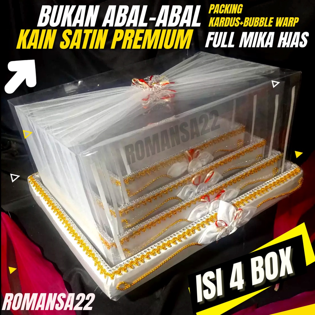Jual Kotak Seserahan Box Hantaran Pernikahan Isi 4/6 Tempat Parsel ...