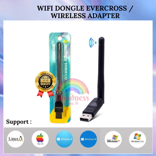 Jual DONGLE WIFI / DONGLE SET TOP BOX EVERCOSS ORIGINAL / WIFI DONGLE ...