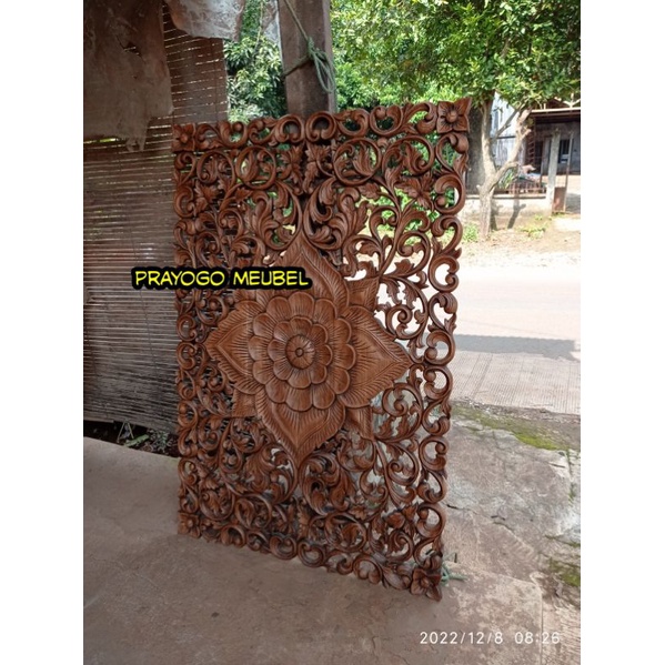 Jual panel hiasan dinding ukir kayu jati khas bali - dekorasi rumah ...