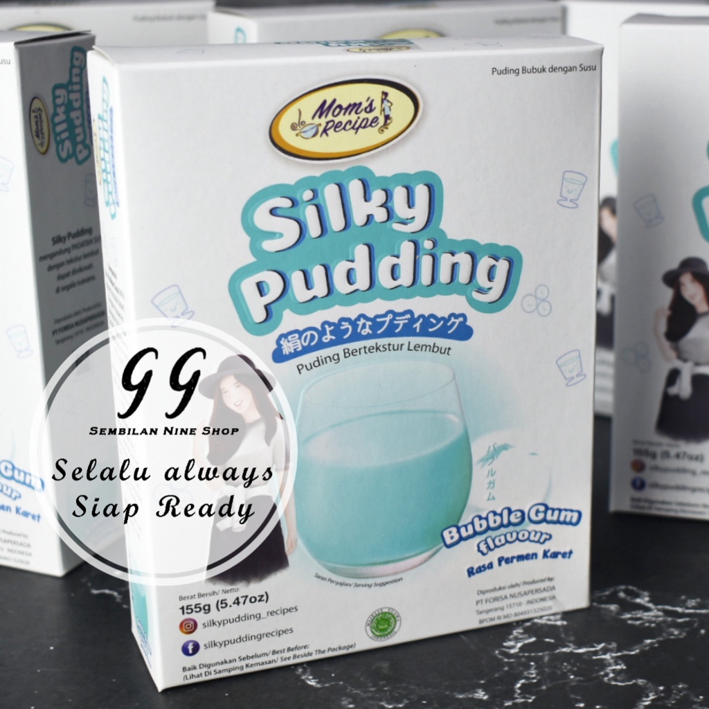 Jual SILKY PUDDING BUBBLE GUM Moms Recipe Mom's Puding Lembut 155 Gram Rasa Permen Karet ...