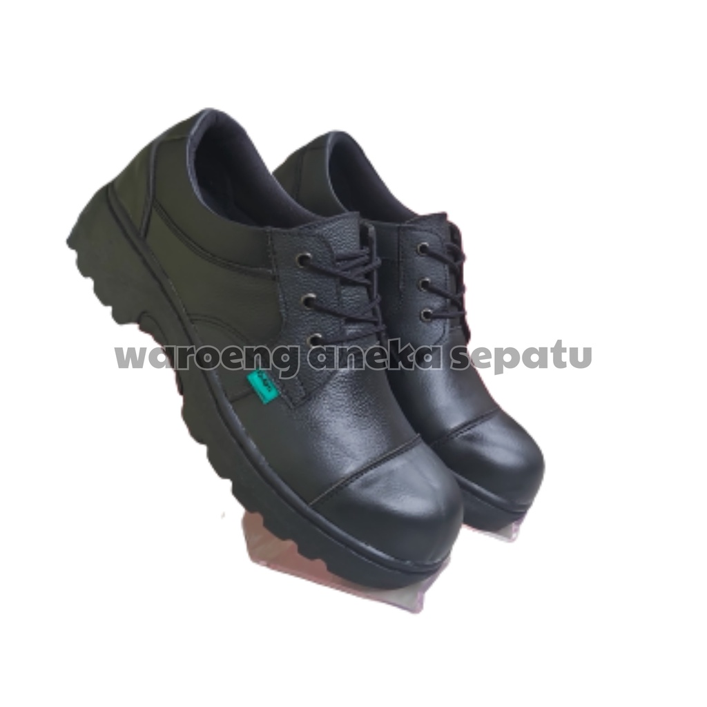 Jual Sepatu Boots Safety Pria Kickers Kulit Asli Safety Tracking Hiking ...