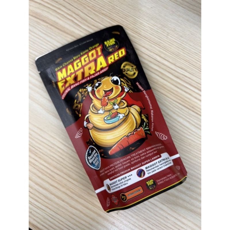 Jual maggot extra red bangfish X fajar arief repack | Shopee Indonesia
