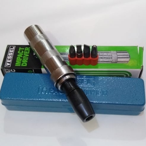 Jual VESSEL Obeng Ketok Putar Set 5 Pcs No 2500 Impact Screwdriver Set ...
