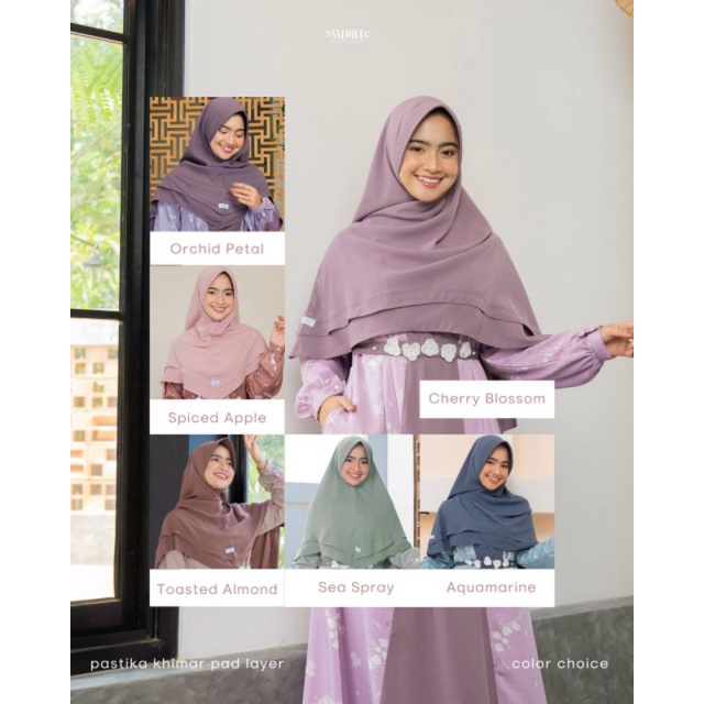 Jual pastika khimar / pashmina by silmee Indonesia | Shopee Indonesia