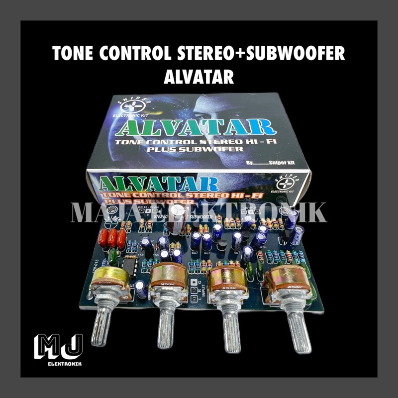 Jual Kit Tone Control Subwoofer Alvatar Sniper | Shopee Indonesia