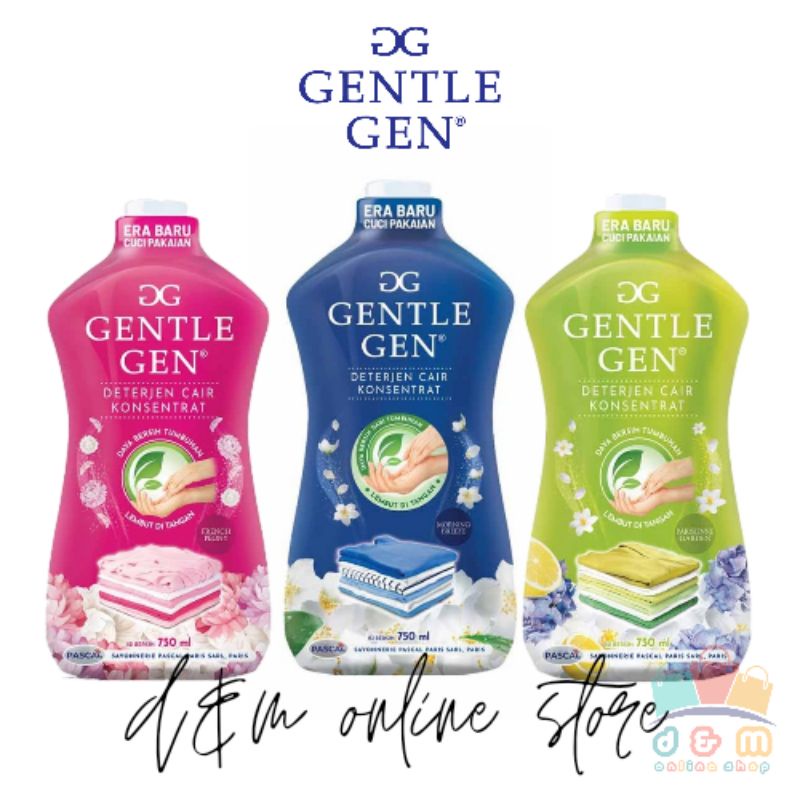Jual GENTLE GEN DETERGEN CAIR KONSENTRAT BOTOL 700ml/750ml | Shopee ...