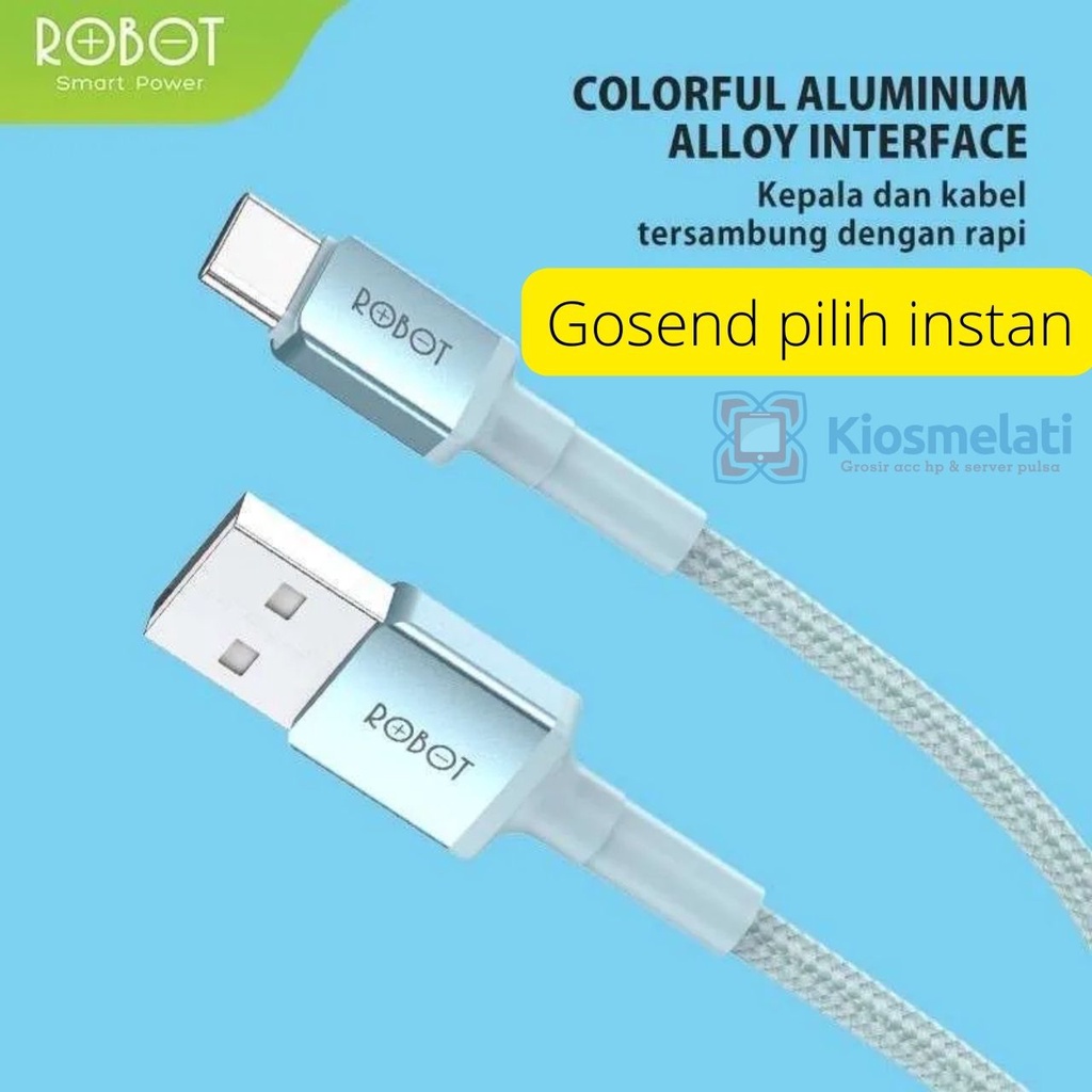 Jual Kabel cas - Kabel Charger Robot Type C RSC100 - Kabel Data Robot ...