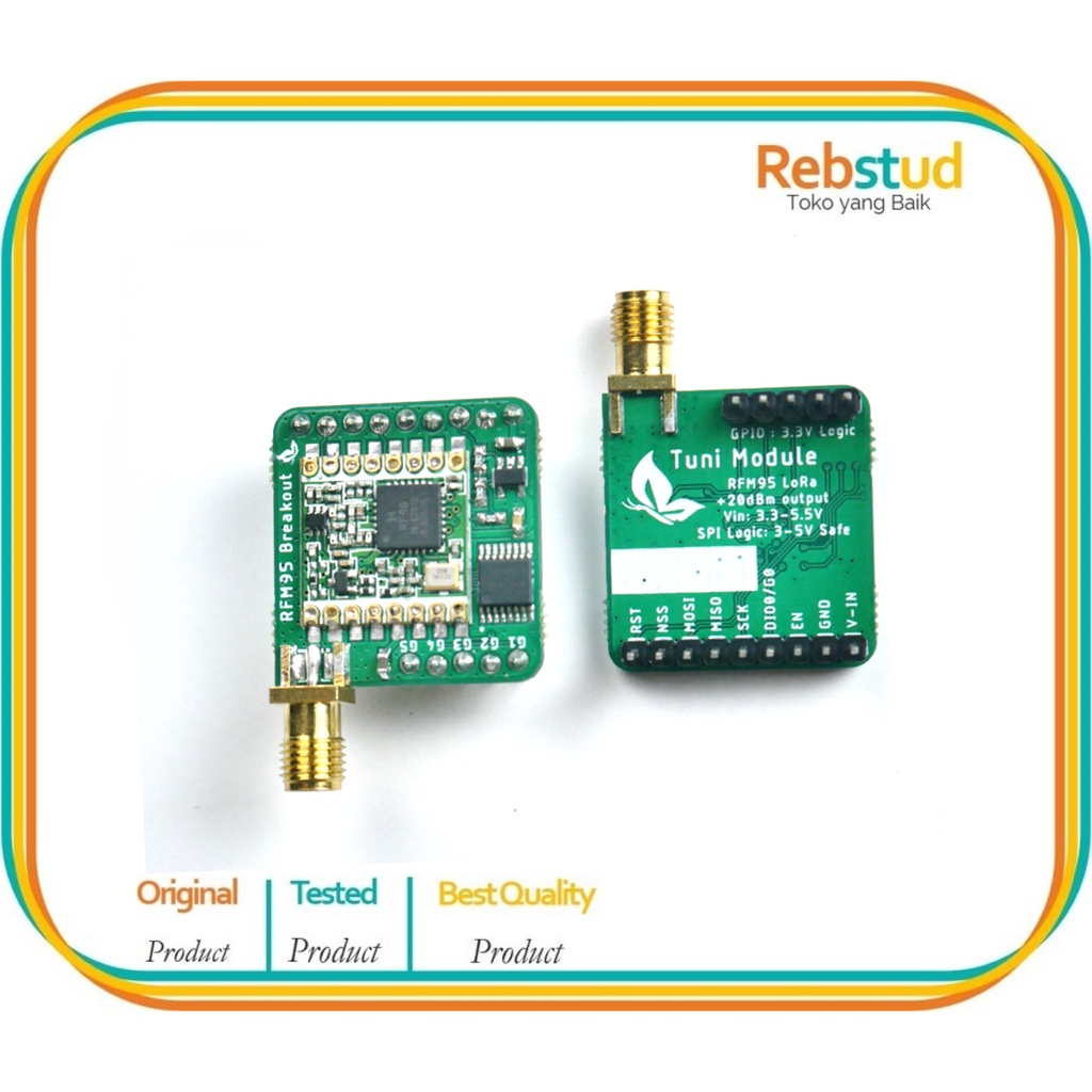 Jual LoRa Module SX 1276 Wireless Long Range Node RFM95W 3V3-5V Tuni Module | Shopee Indonesia