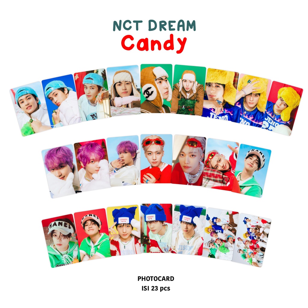Jual [SET] Photocard NCT Dream Candy 23 pcs | Shopee Indonesia