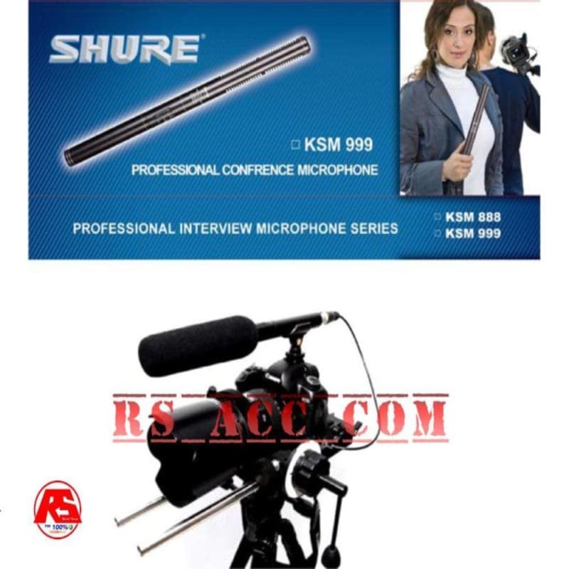 Jual Murah !!! Microphone Mic Kabel Shure Ksm 999 Condenser Telescopic ...