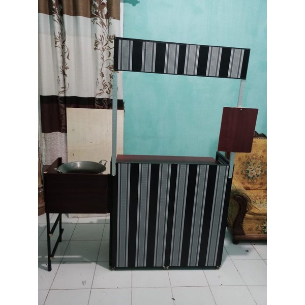 Jual booth portable / gerobak lipat / meja Lipat / gerobak jualan ...