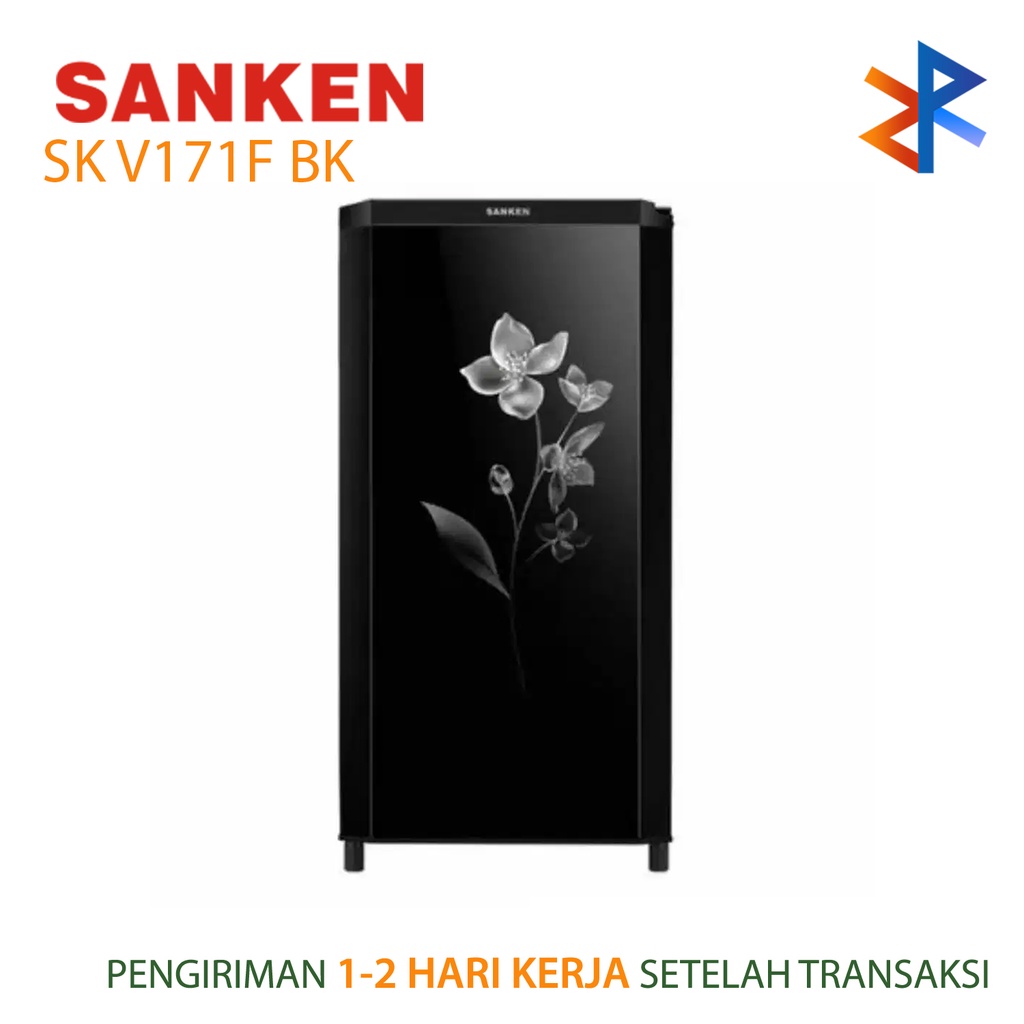 Jual SANKEN SK V171F BK / SKV171FBK Kulkas 1 Pintu 170 Liter | Shopee Indonesia