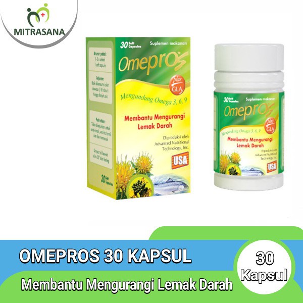Jual OMEPROS 30 KPL - Membantu Mengurangi Lemak Darah | Shopee Indonesia