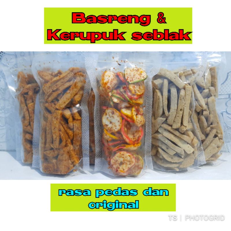 Jual BASRENG pedas original kerupuk seblak 50 gram | Shopee Indonesia