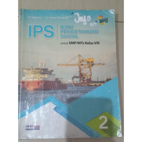 Jual Buku IPS ILMU PENGETAHUAN SOSIAL UNTUK SMP/MTS KELAS 8 | Shopee Indonesia