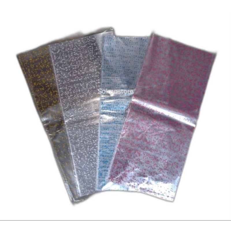 Jual opp flower plastik parcel plastik Snack ukuran 20x45 isi 12pcs ...