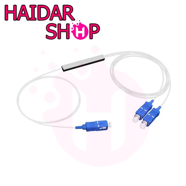 Jual Fiber Optic Passive Splitter 1:2 SC / UPC FTTH PLC Splitter 1-2 SC ...