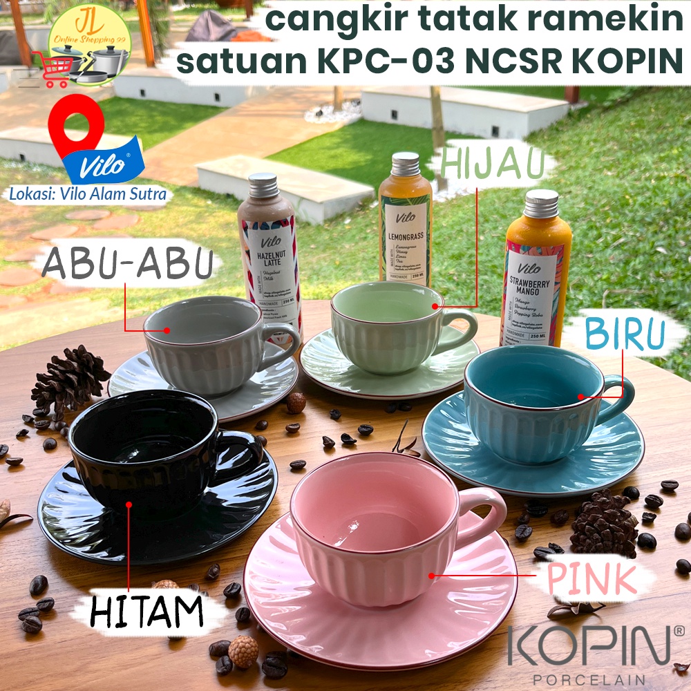 Jual KOPIN cangkir set 1 pasang motif labu 220ml Kpc-03 NCSR / coffee ...